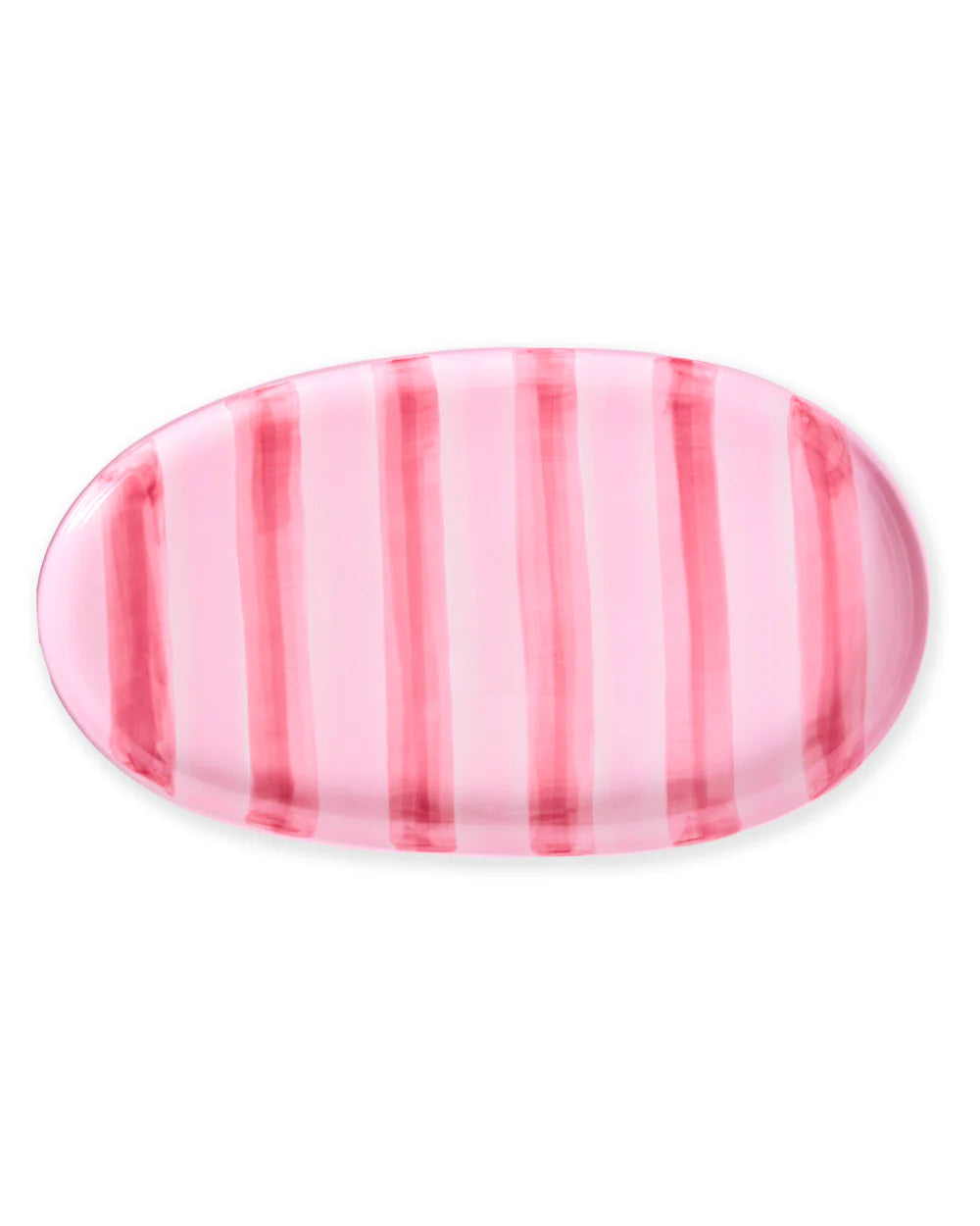 Pink Stripe Platter– Butterscotch