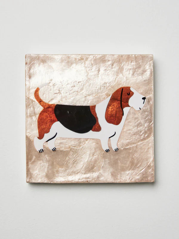 Pup Beagle Tile– Butterscotch